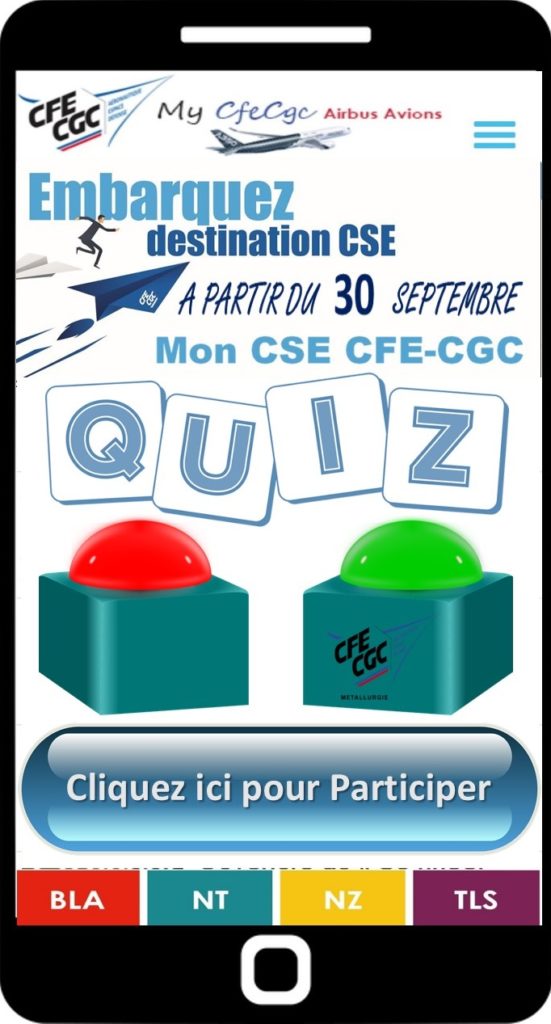 Participez au Jeu Mon CSE CFE-CGC – My CFE-CGC Airbus