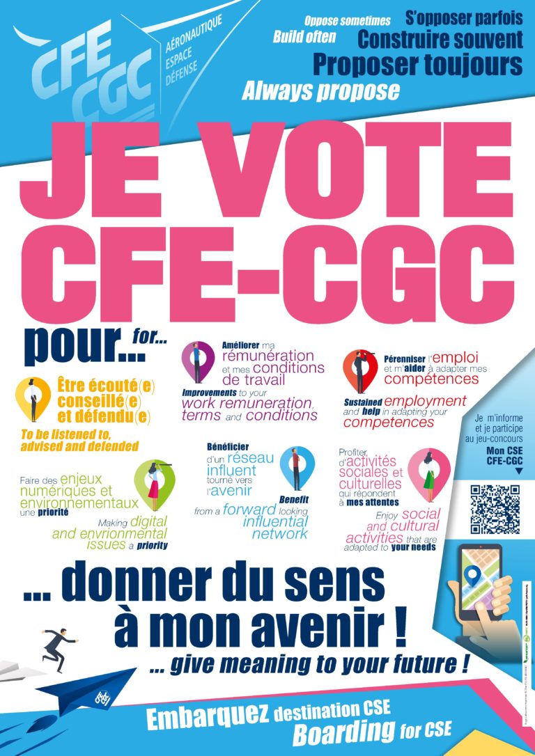 Je vote CFE-CGC – My CFE-CGC Airbus