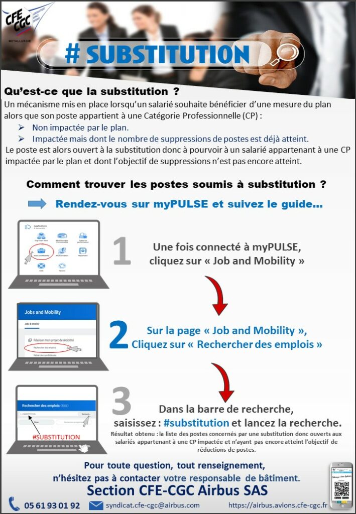 # SUBSTITUTION – My CFE-CGC Airbus