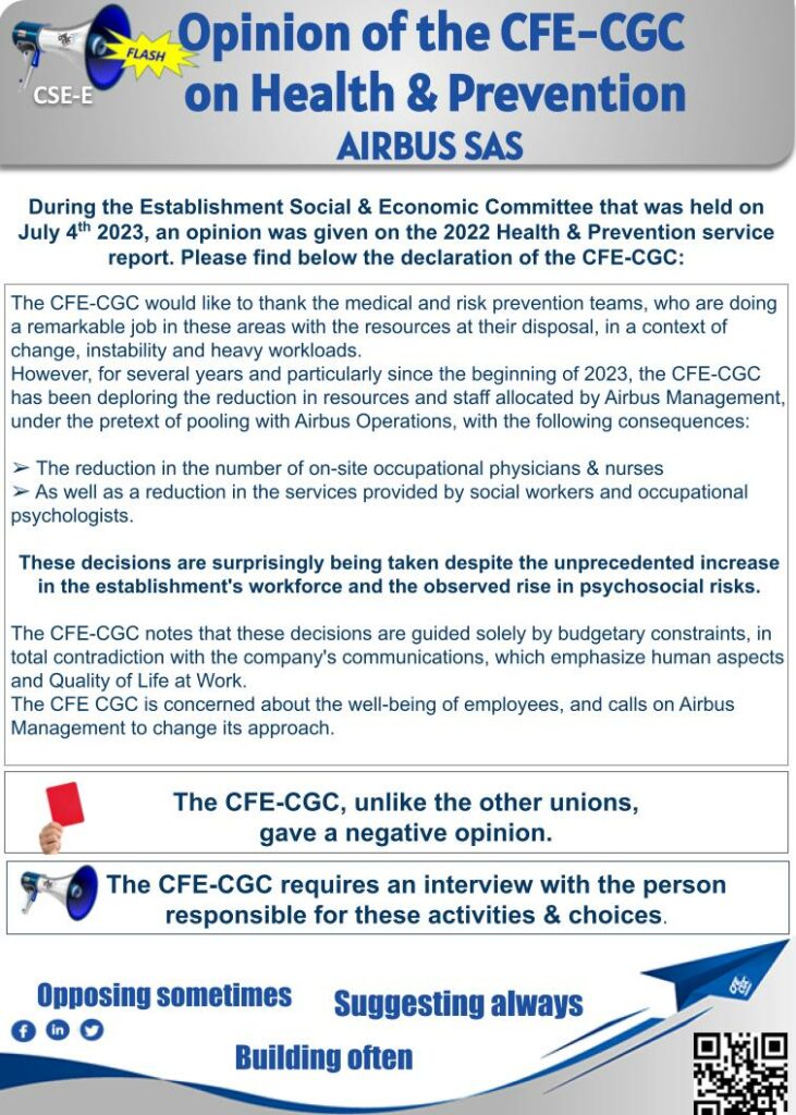 FlASH CSE-E – My CFE-CGC Airbus