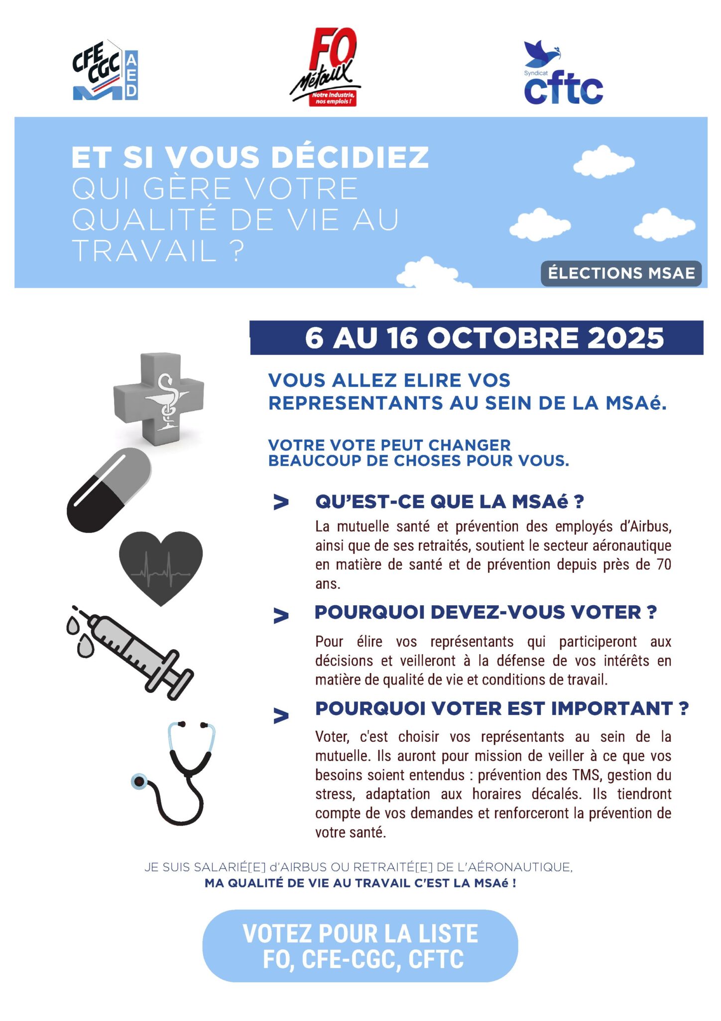 Élections des Délégués MSAé – My CFE-CGC Airbus